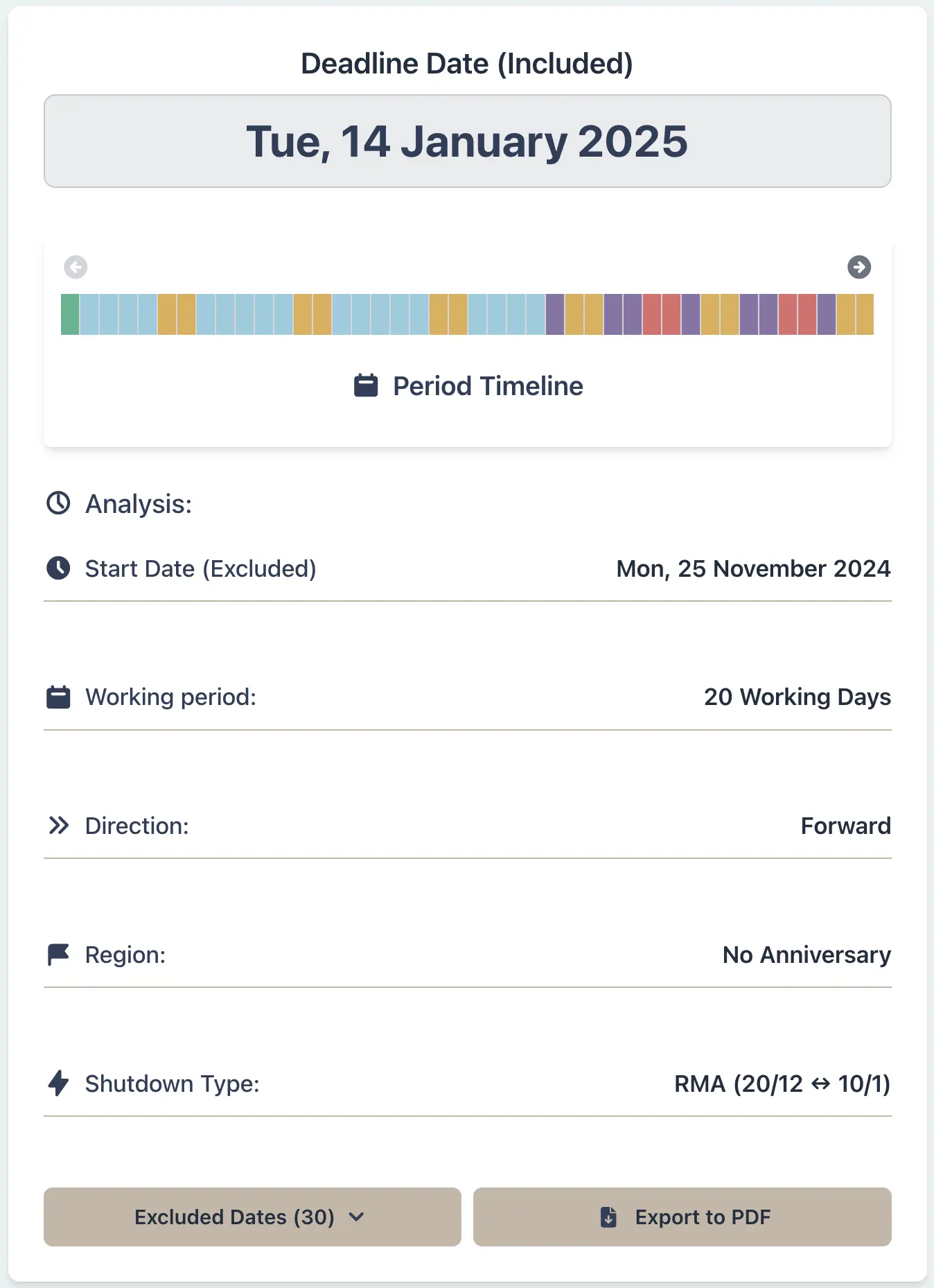 Working Day Calculator NZ